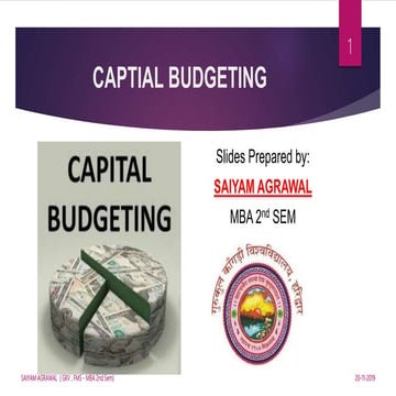 Capital Budgeting Fundamentals Pptx