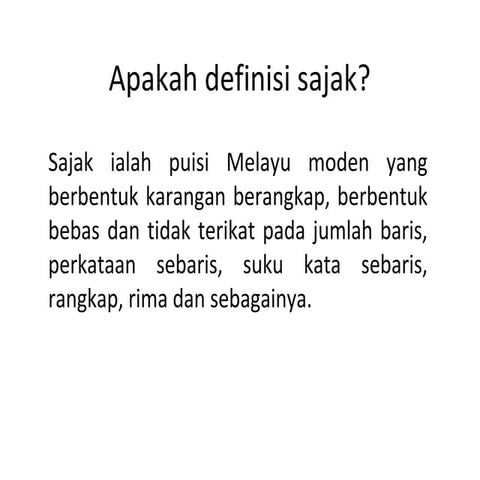 Sajak | PPT
