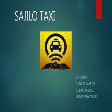 Sajilo taxi | PPTX