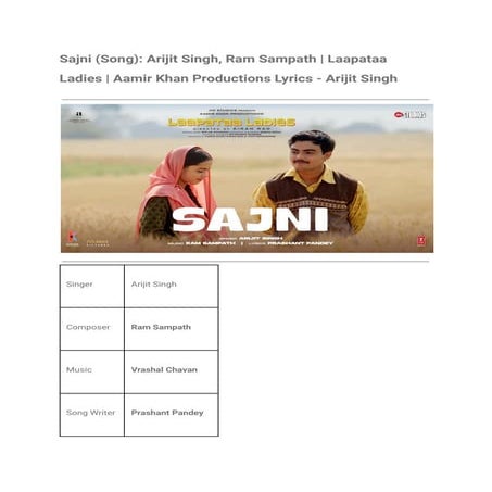 Sajni Re song Lyrics-lyrics--english.pdf