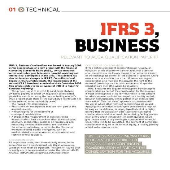 Ifrs 3 Business Combination Pdf