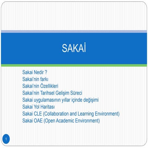 Sakai̇ | PPT