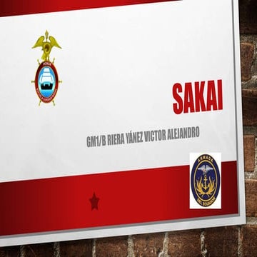 Sakai - Un LMS Funcional | PPTX