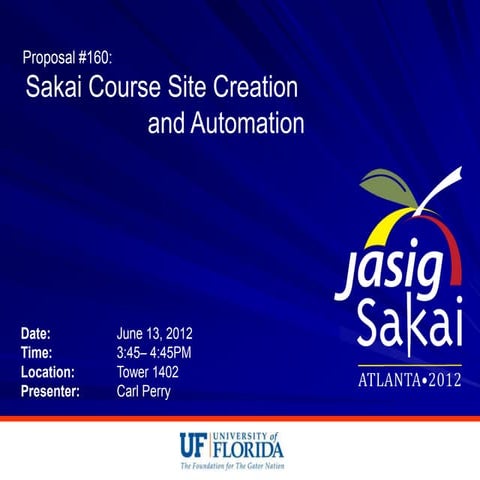 Sakai presentation | PPT
