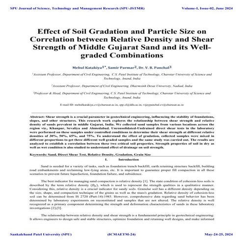 Effect of Soil Gradation and Particle Size on Correlation between ...
