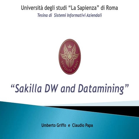 Sakilla Datawarehouse and Datamining | PPTX