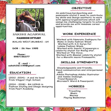 Sakshii resume file | PDF