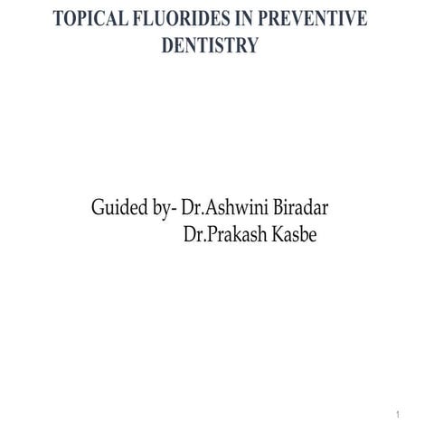 Apf acidulated phosphate fluoride | PPT