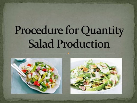 tools and equipment used in preparing salads | PPTX