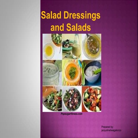 Salads and salad dressings | PPT | Cooking | Food & Drink