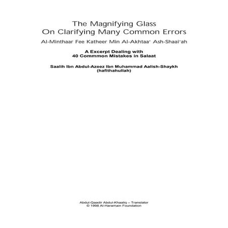 Salah Pdf