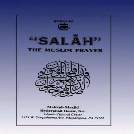 Salah The Muslim Prayer | PDF