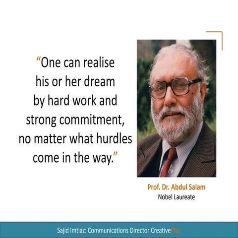 Dr. Abdul Salam | PPTX