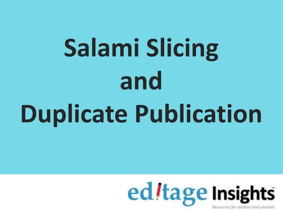What is salami slicing | PDF