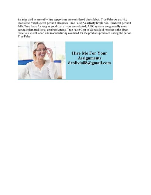 Salaries Paid To Assembly Line Supervisors Are Considered Direct Labor docx salaries-paid-to-assembly-line-supervisors-are-considered-direct-labor-docx
