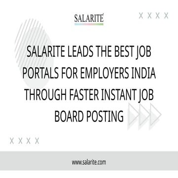 Salarite Leads the Best Job Portals for Employers India Through Faster ...