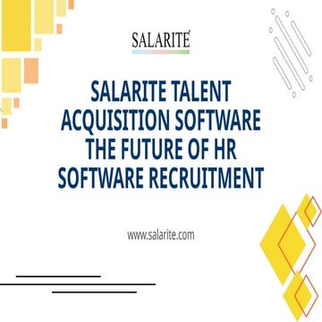 Salarite Talent Acquisition Software The Future of HR Software ...