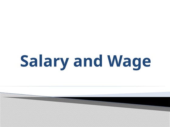 Benefits of a Wage Earner.pptx | Government Support and Welfare ...