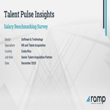 Salary Benchmarking Report Talent Acquisition Manager Costa Rica ...