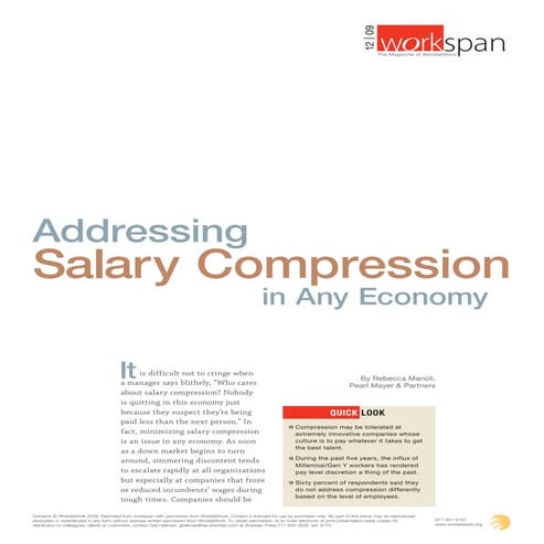 Salary compression 1 | PDF