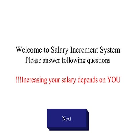 Salary Increment | PPS