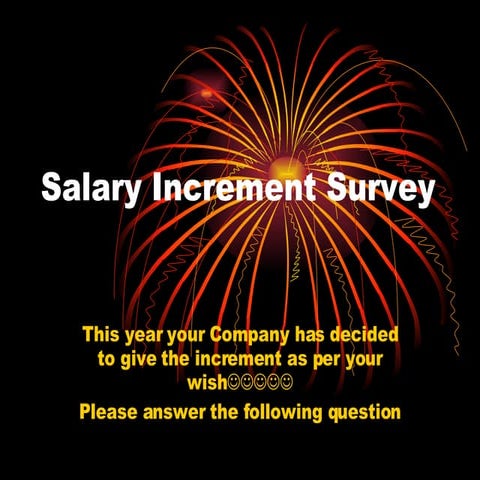 Salary Increment Survey | PPS