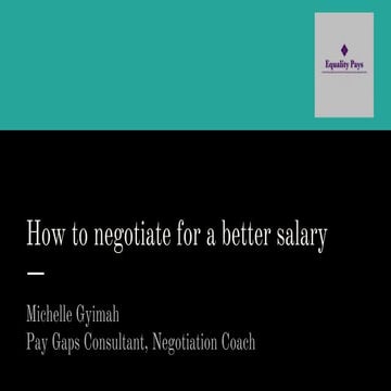 Salary negotiations | PPT