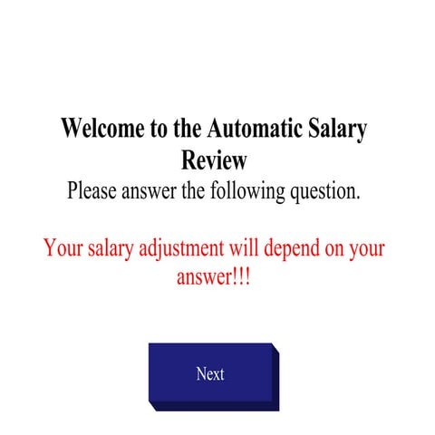 Salary Review | PPS | Human Resources | Business