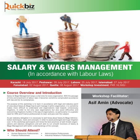 Salary and Wages Management (in accordance with Labour Laws) | PDF