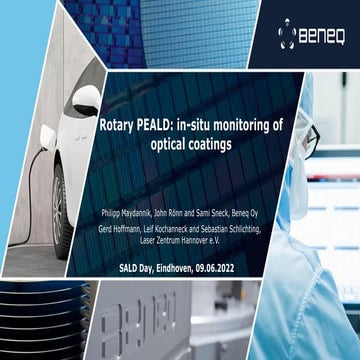 Rotary PEALD: in-situ monitoring of optical coatings | PPT