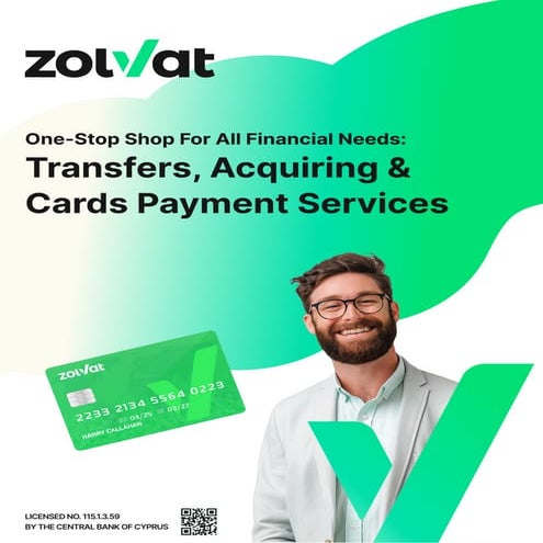 Zolvat is a licensed Electronic Money Institution | PDF