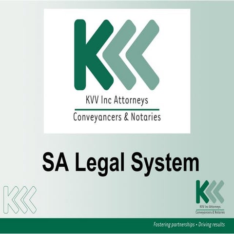 SA Legal System | PPT