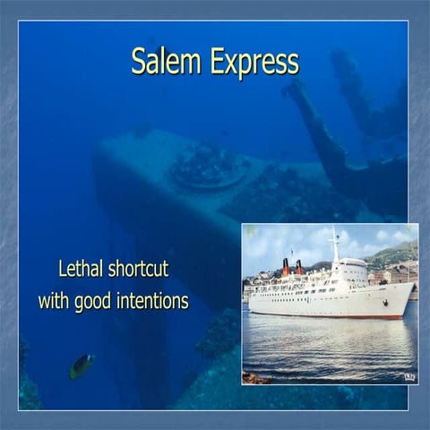 Salem express1 | PPT | Cruises | Travel Type
