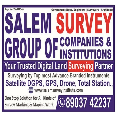 SS Group Of Companies & institutions ( Salem Survey Institute) | PDF