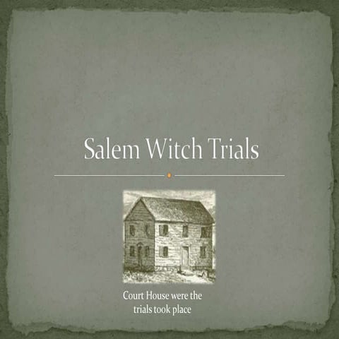 Salem witch trials | PPT