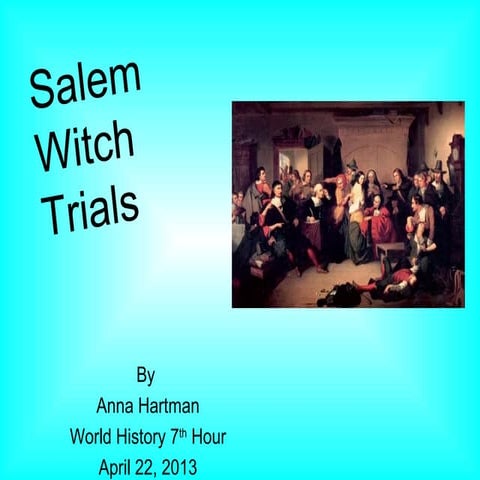 Salem witch trials | PPT