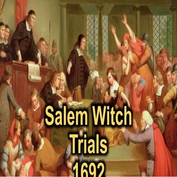 Salem Witch Trials | PPTX