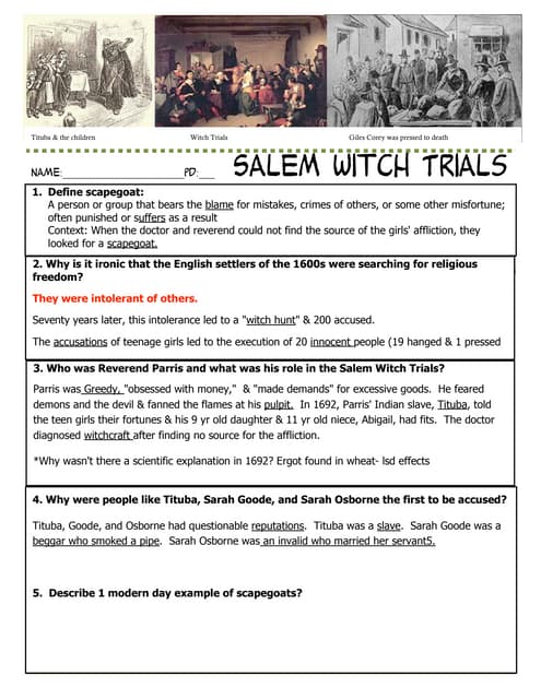 Salem Witch[1] | PPT