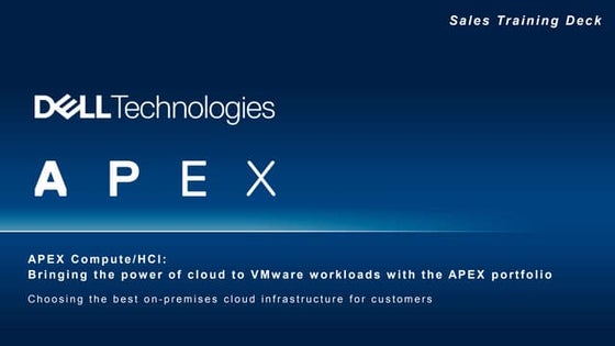 DELL Technologies - The Complete Portfolio in 25 Minutes | PPT