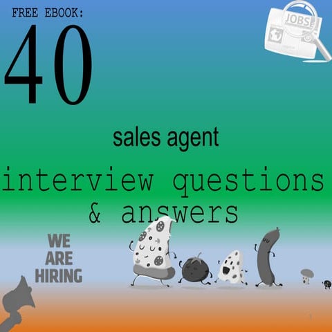 Sales agent interview questions and answers | PPTX