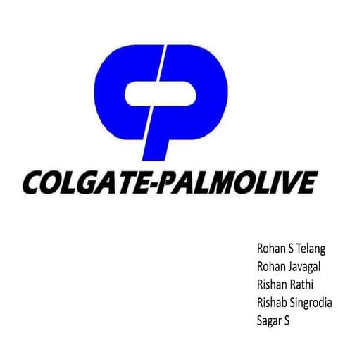 Sales and Distribution - Colgate Palmolive | PPTX