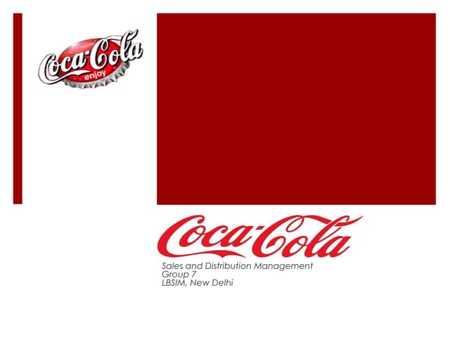 Coca-Cola Distribution strategy