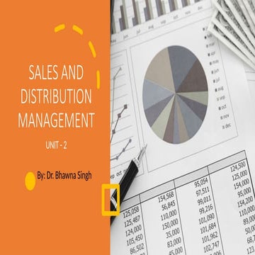 SALES AND DISTRIBUTION MANAGEMENT UNIT - 2 [Autosaved].pptx
