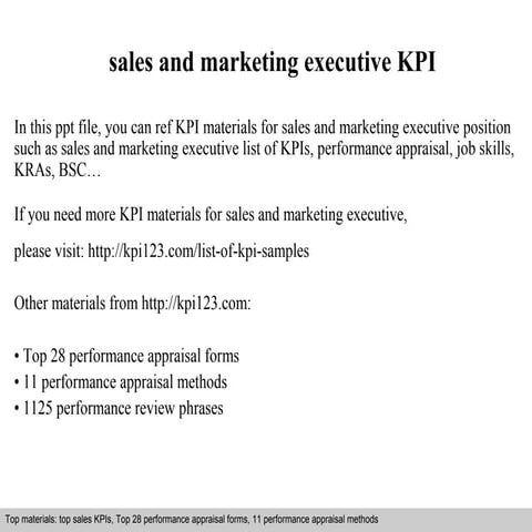 Administrative clerk kpi | PPT