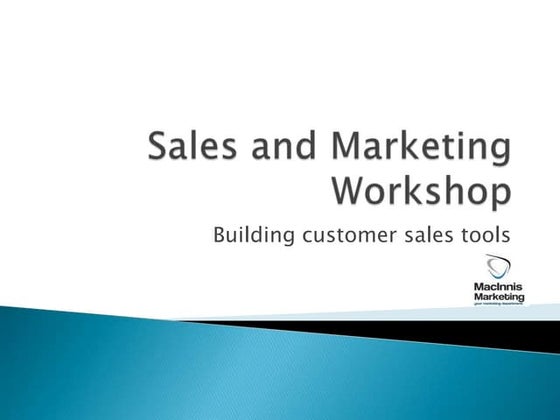 Introduction to sales & marketing | PPT