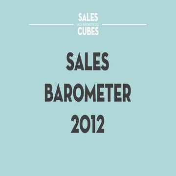 Sales Performance Barometer 2012 | PPT