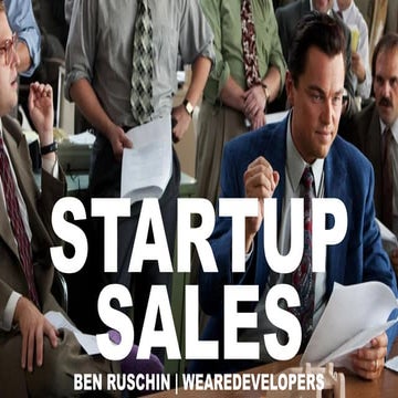 Startup Sales | PPT