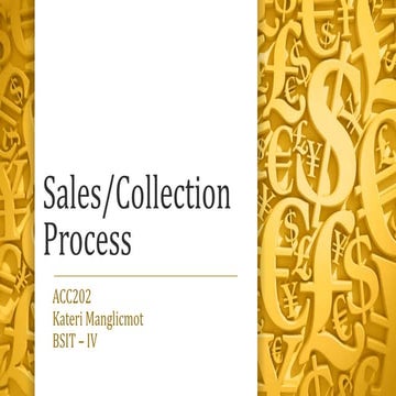 Sales Collection Process | PPTX