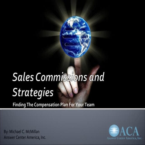 Sales Commissions And Strategies | PPT