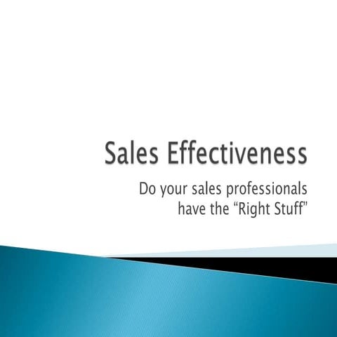 Sales Competency Frameworks | PPTX